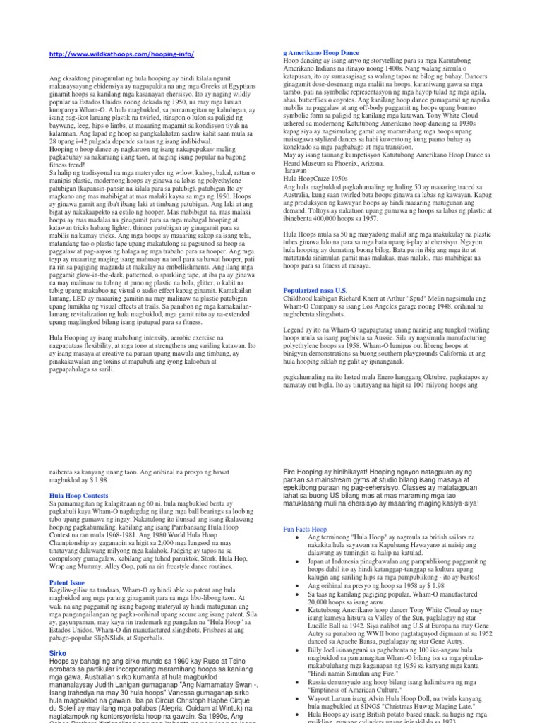 Hula Hoop | PDF