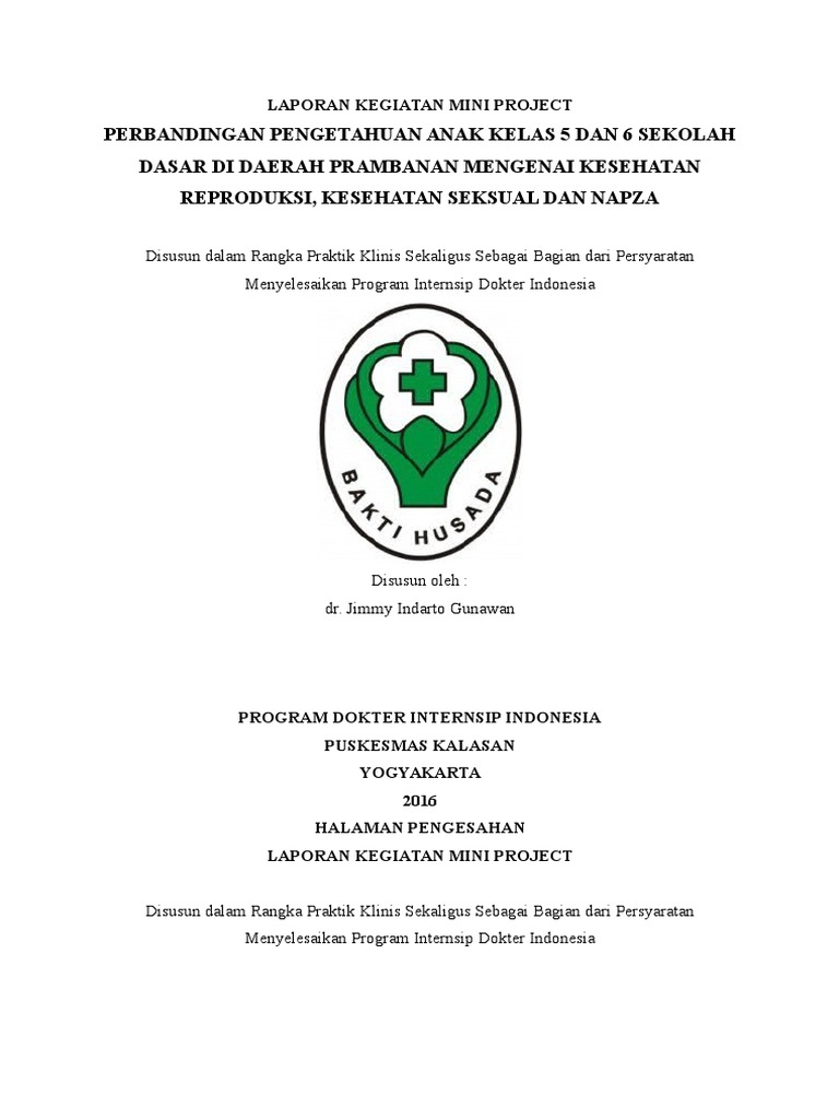 Laporan Kegiatan Mini Project | PDF