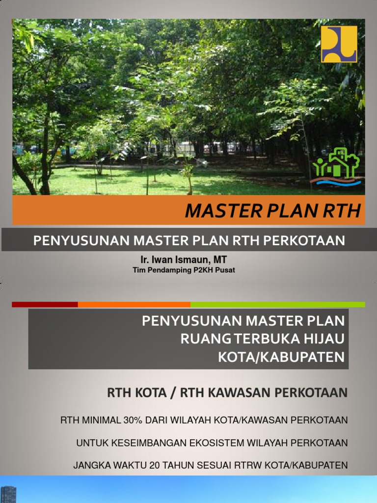 Master Plan RTH Peta Hijau Bogor | PDF