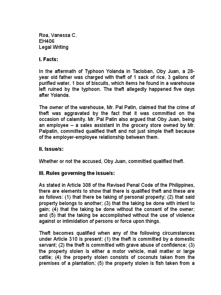 Legal Writing Roa | PDF