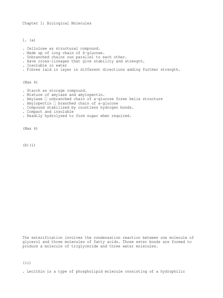 Biology Esei STPM 2017@ 2018 | PDF | Cell Membrane | Active Site