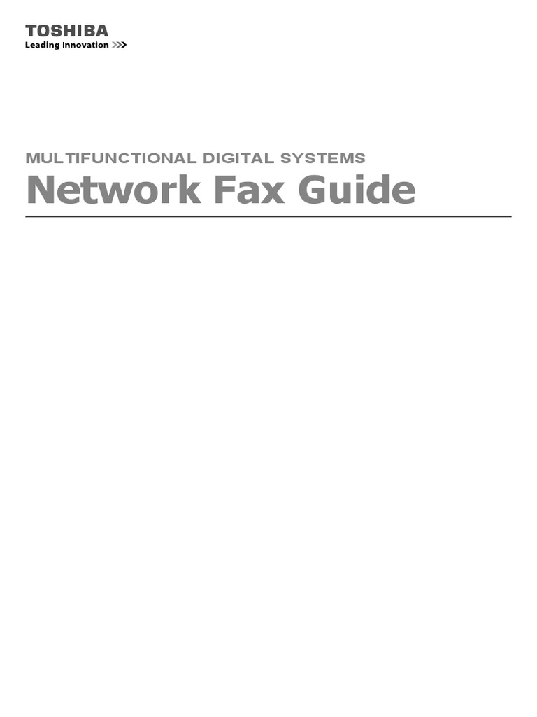 Network Fax Guide: Multifunctional Digital Systems | PDF | Fax | Microsoft Windows