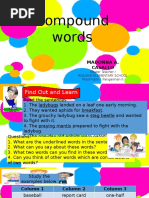 Rainbow Compound Words | PDF | Language Arts & Discipline