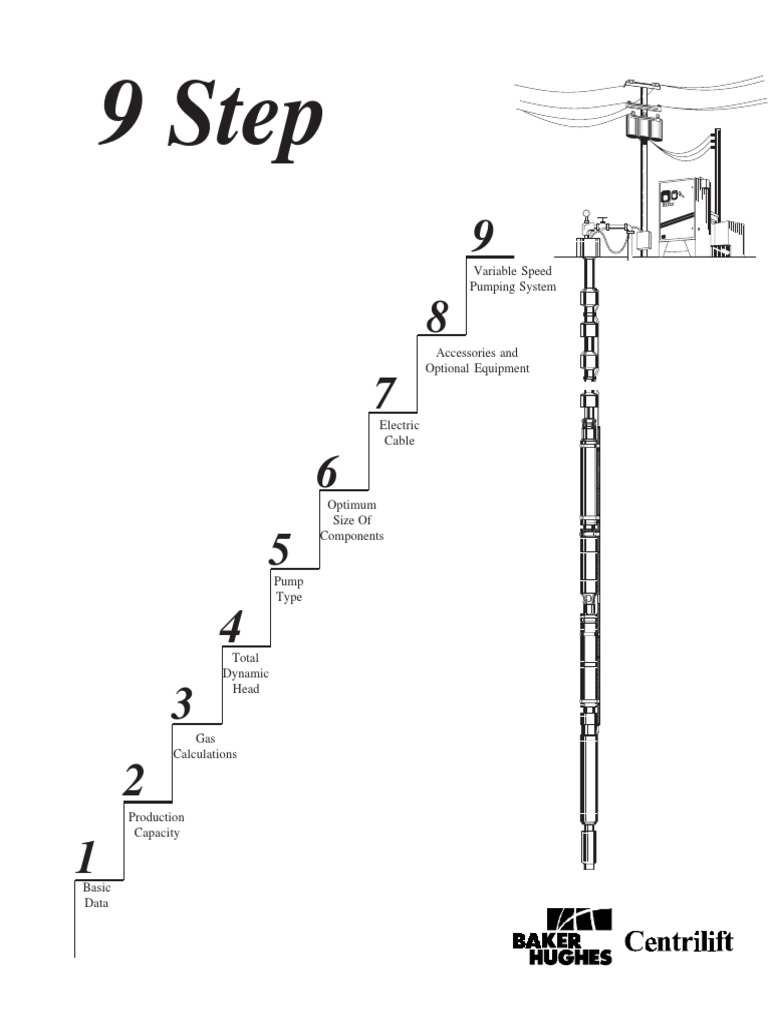 ESP System Design: 9-Step Guide | PDF | Pump | Gases