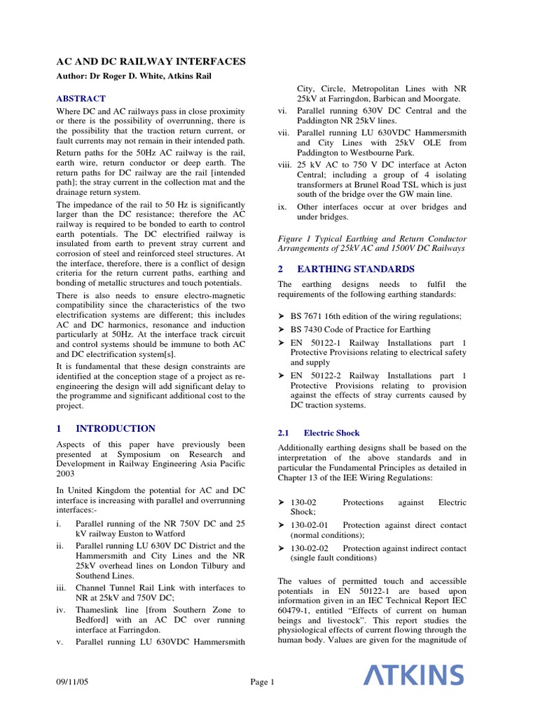 AC DC Interference | PDF | Alternating Current | Electrical Substation