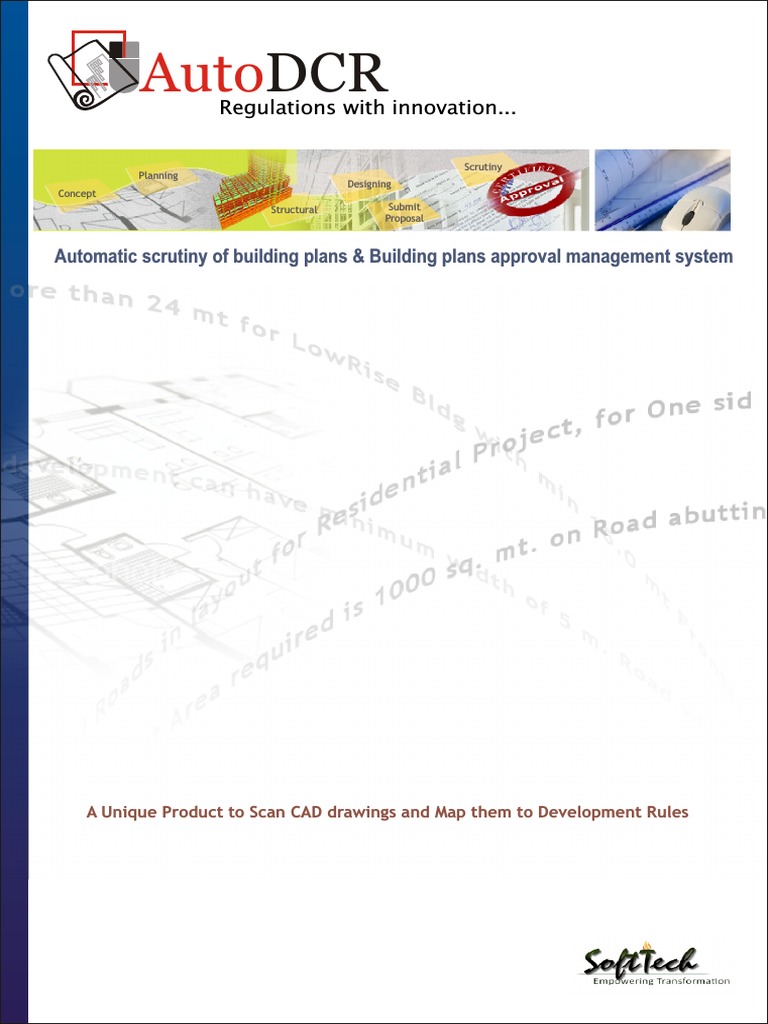 Regulations With Innovation... : Automatic Scrutiny of Building Plans ...