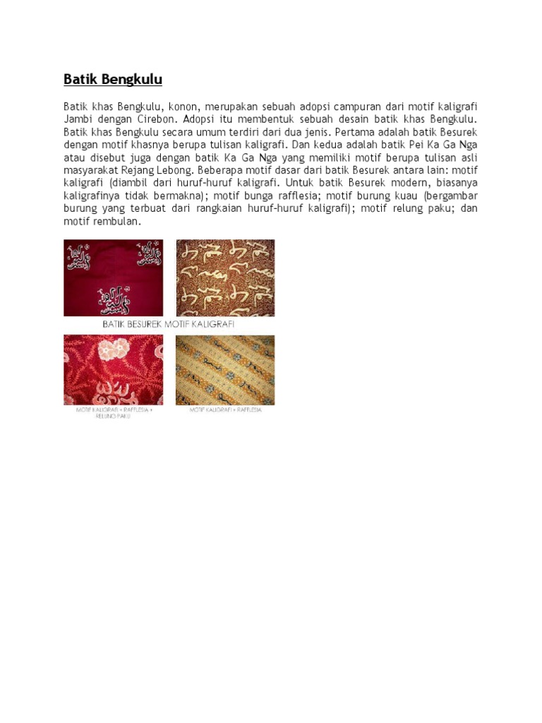 Beberapa Makna Simbolis Batik | PDF
