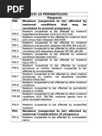 ICD-10 Codes for Newborn Conditions | PDF | Childbirth | Respiratory ...