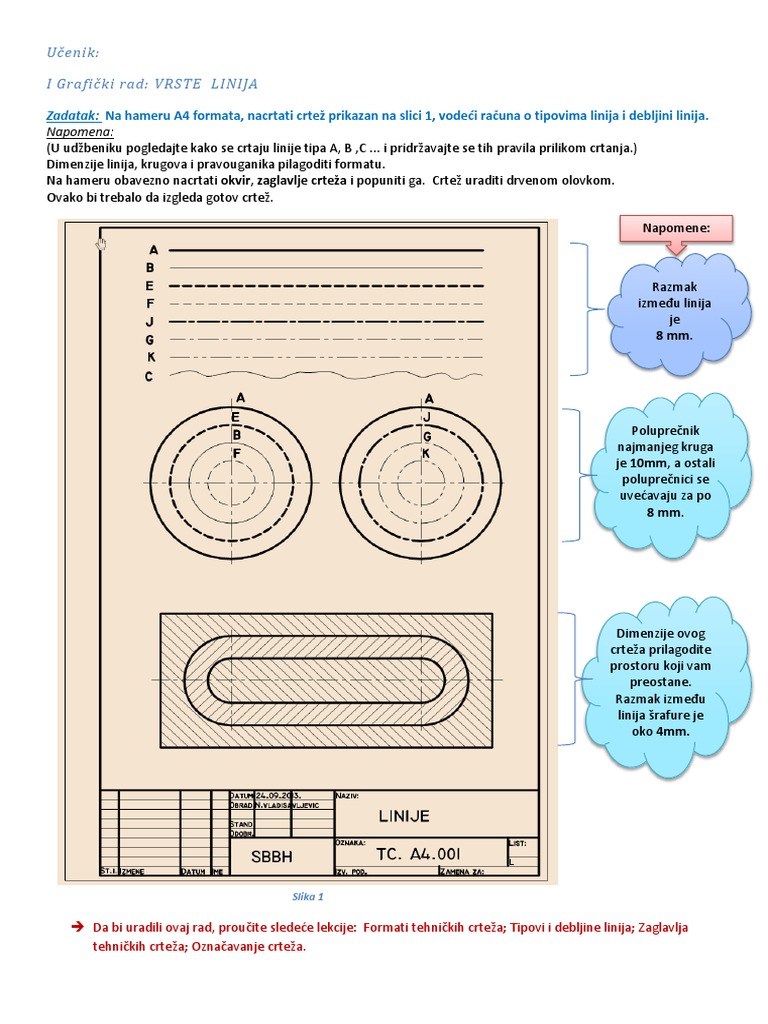 Graficki Tehnicko Crtanje | PDF