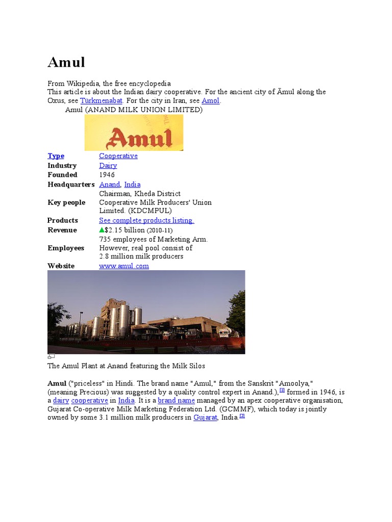Türkmenabat Amol: Industry Founded Headquarters Key People Products ...