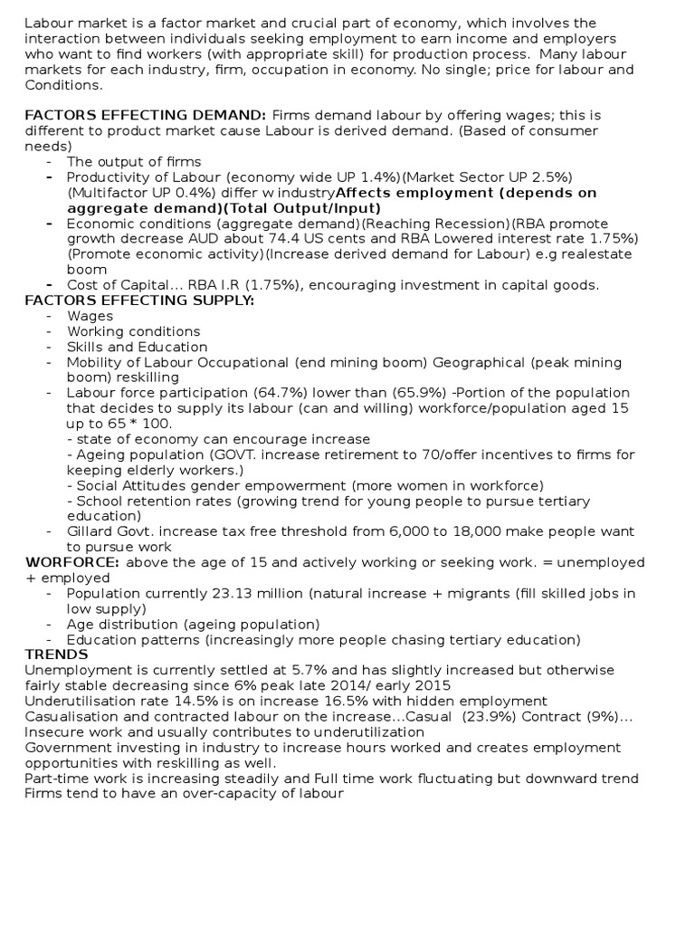 Understanding Labour Market Dynamics | PDF | Employment | Labour Economics