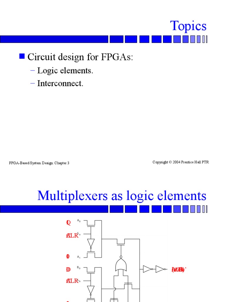 Topics: Circuit Design For Fpgas | PDF | Logic Gate | Random Access Memory