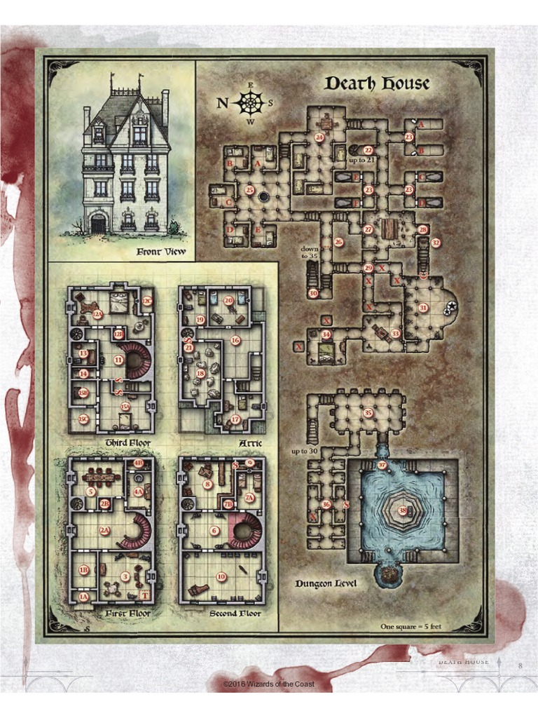 Death House - Map | PDF