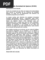 SCARED Completo Escala para Trastornos Ansiedad Del Niño PDF | PDF | Ocio