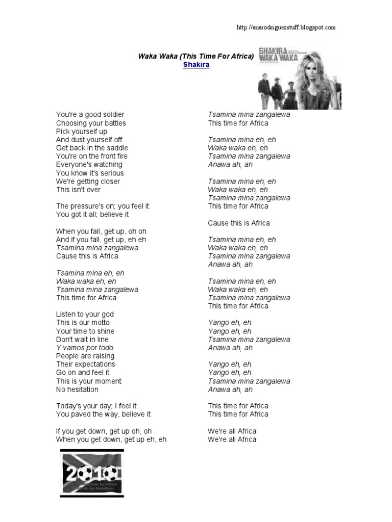 Waka Waka Shakira | PDF | Songs | Leisure