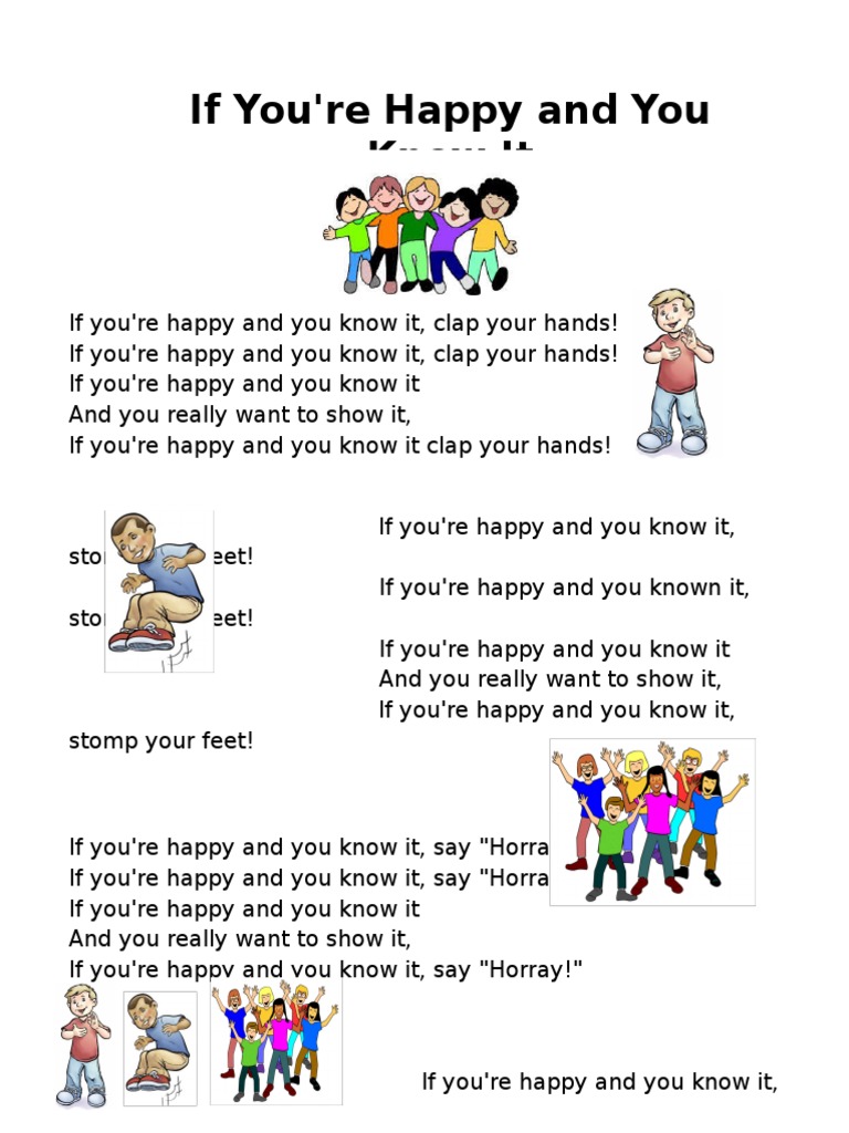 If You're Happy and You Know It Lyrics | PDF
