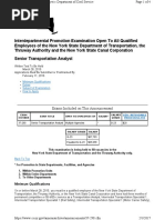DCAS Exam Schedule 2025 Overview | PDF | Inspector