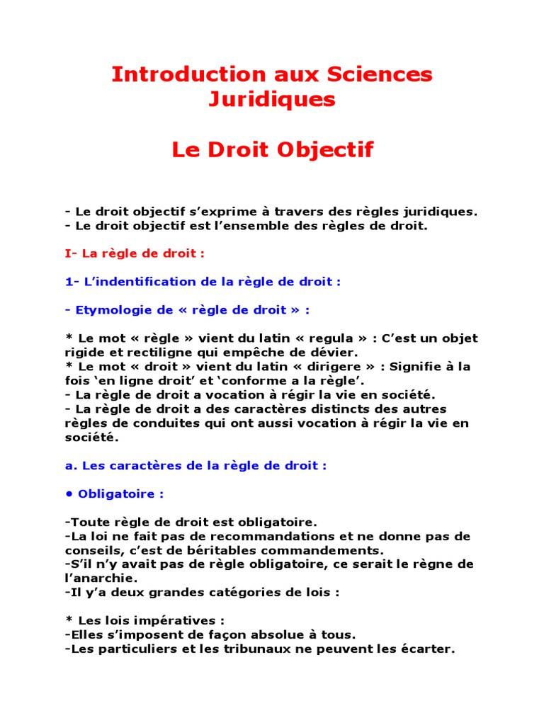 Introduction Aux Sciences Juridiques Agadir | Droit statutaire ...