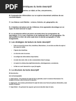 Le Texte Descriptif | PDF