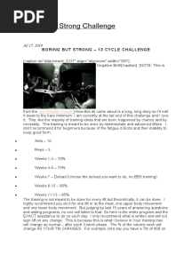 Bodybuilding & Weight Training Documents & PDFs | Scribd