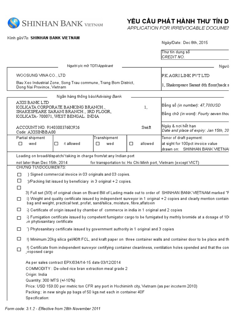 LC Letter Rbs-Revise 2 | PDF | Shipping Service | Business