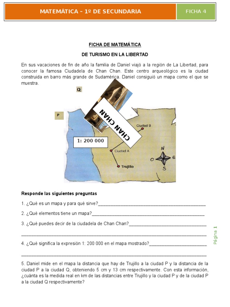 RP-MAT1-K04 - Ficha #4 | PDF | Mapa | Lluvia