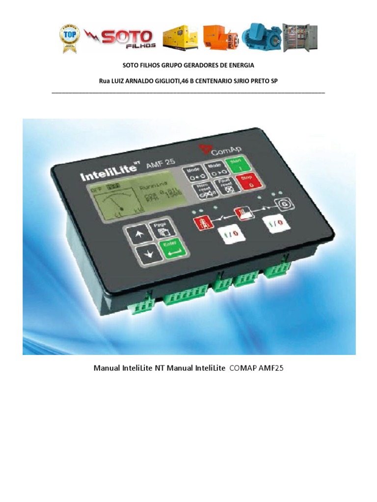 Manual Comap AMF25 PDF | PDF