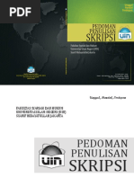 Pedoman Penulisan Tugas Akhir Mahasiswa Program Sarjana | PDF