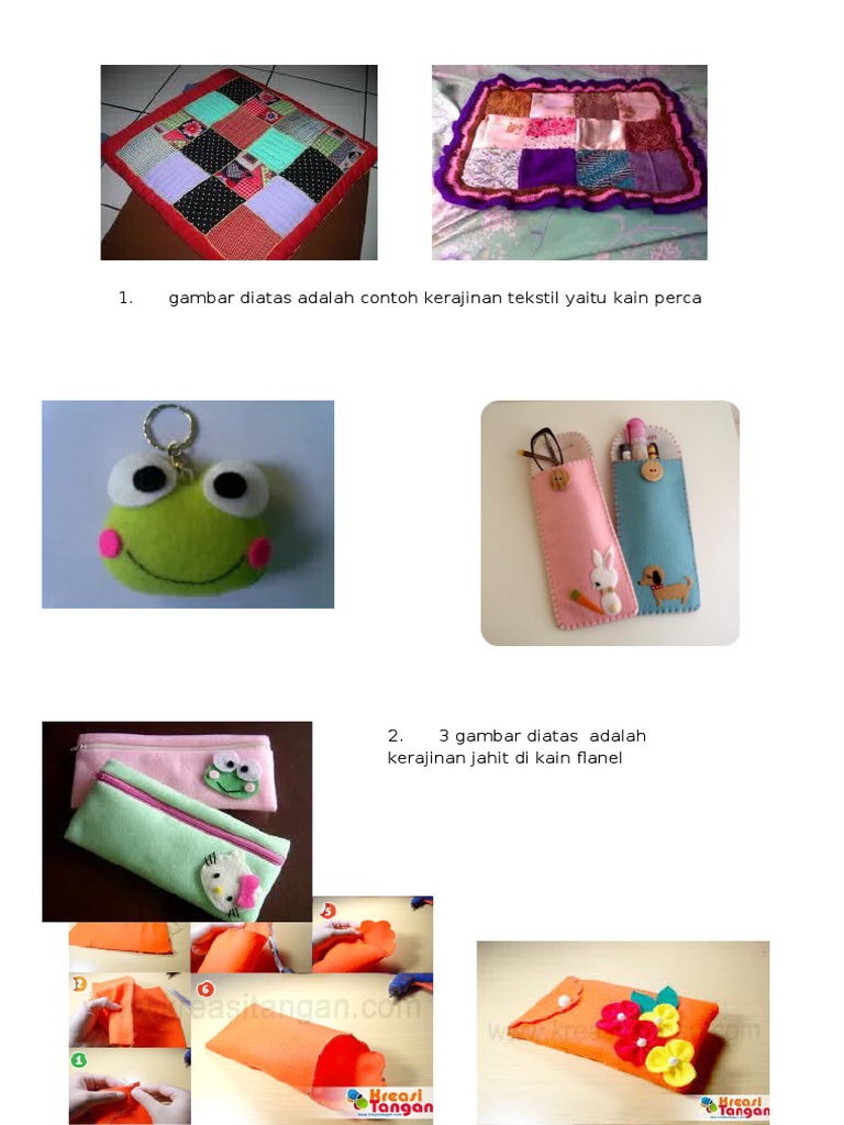 Contoh Kerajinan Jahit | PDF