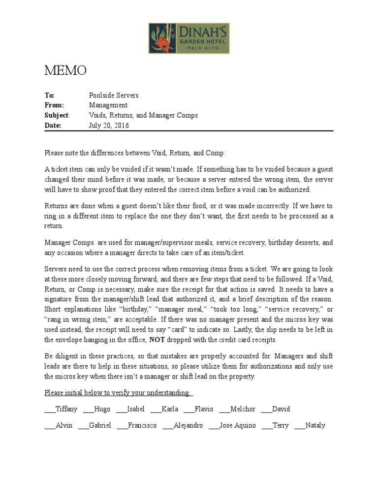 Void Comp Memo | PDF | Career & Growth