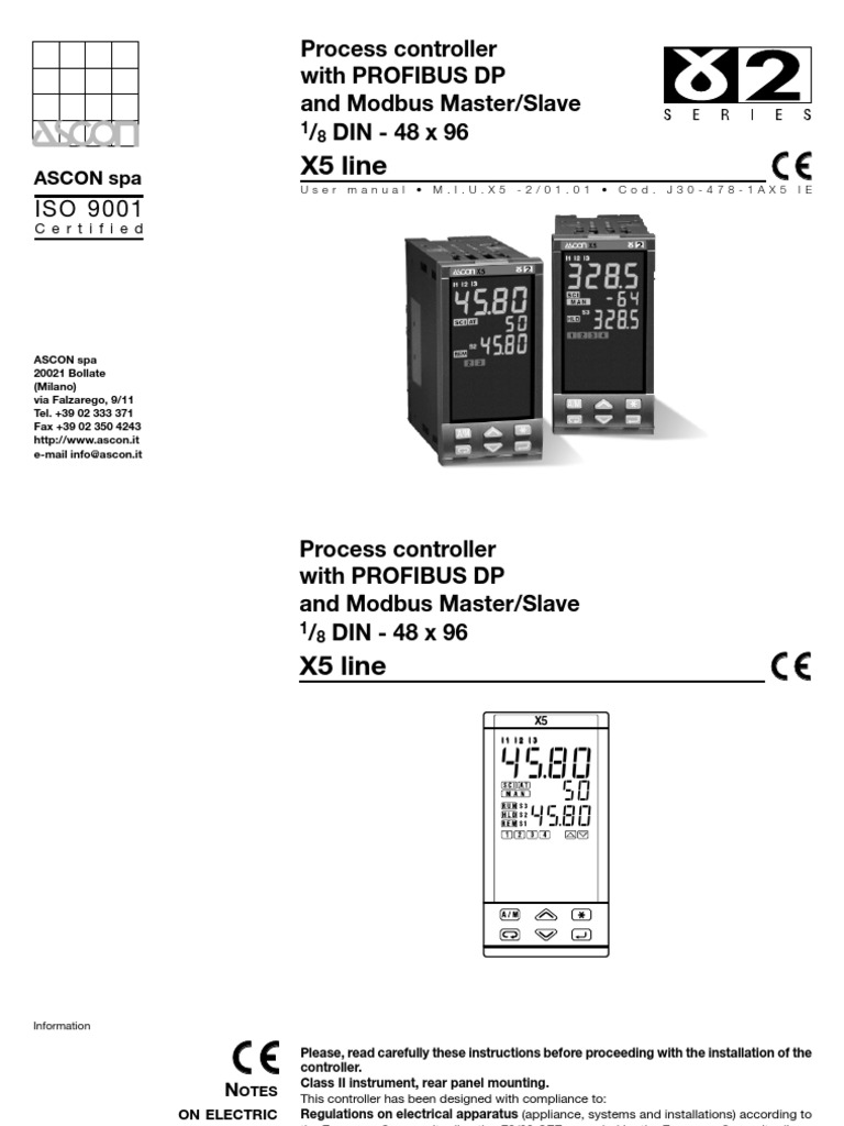 Ascon Manual | PDF | Power Supply | Switch