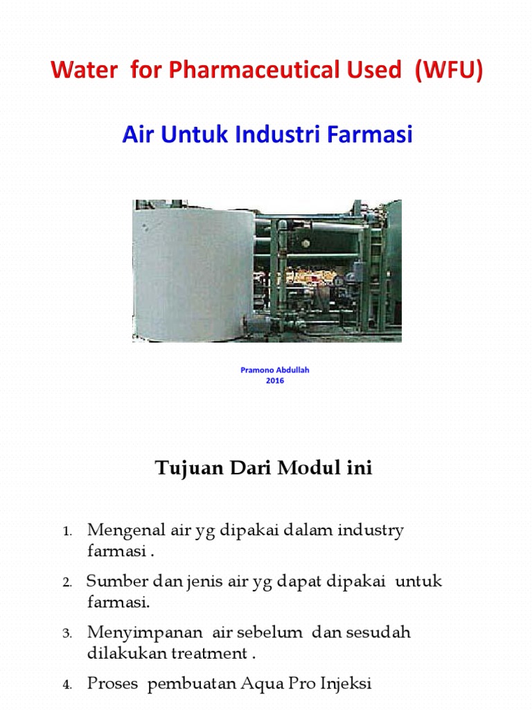 Aqua Pro Injeksi | PDF | Pemurnian Air | Lipopolisakarida
