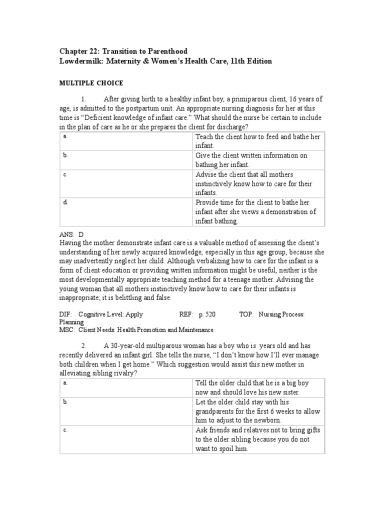 Chapter 22 - Transition To Parenthood | PDF | Infants | Attachment Theory