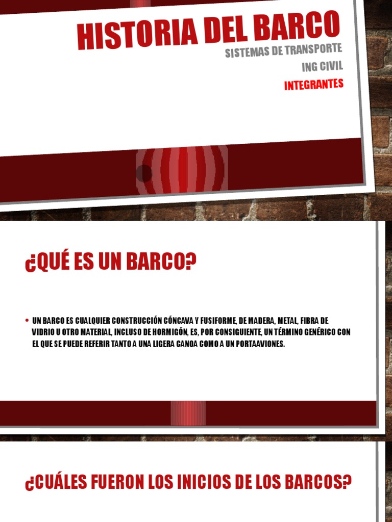 Historia Del Barco | PDF | Barcos | Embarcación