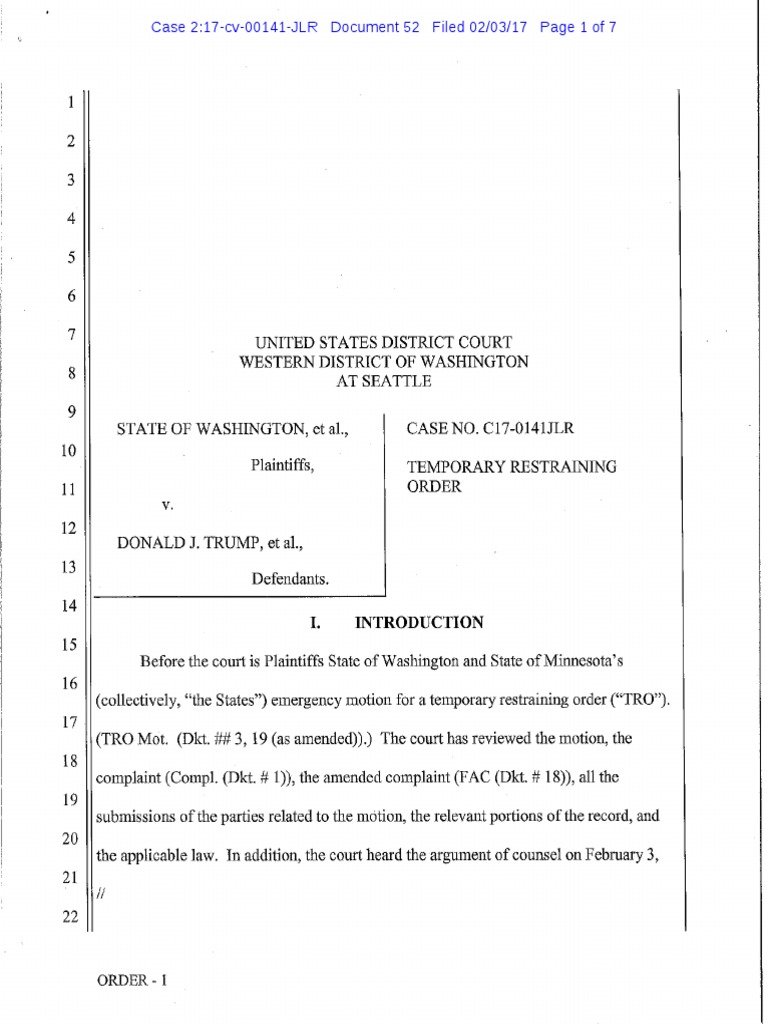 Washington v. Trump | PDF