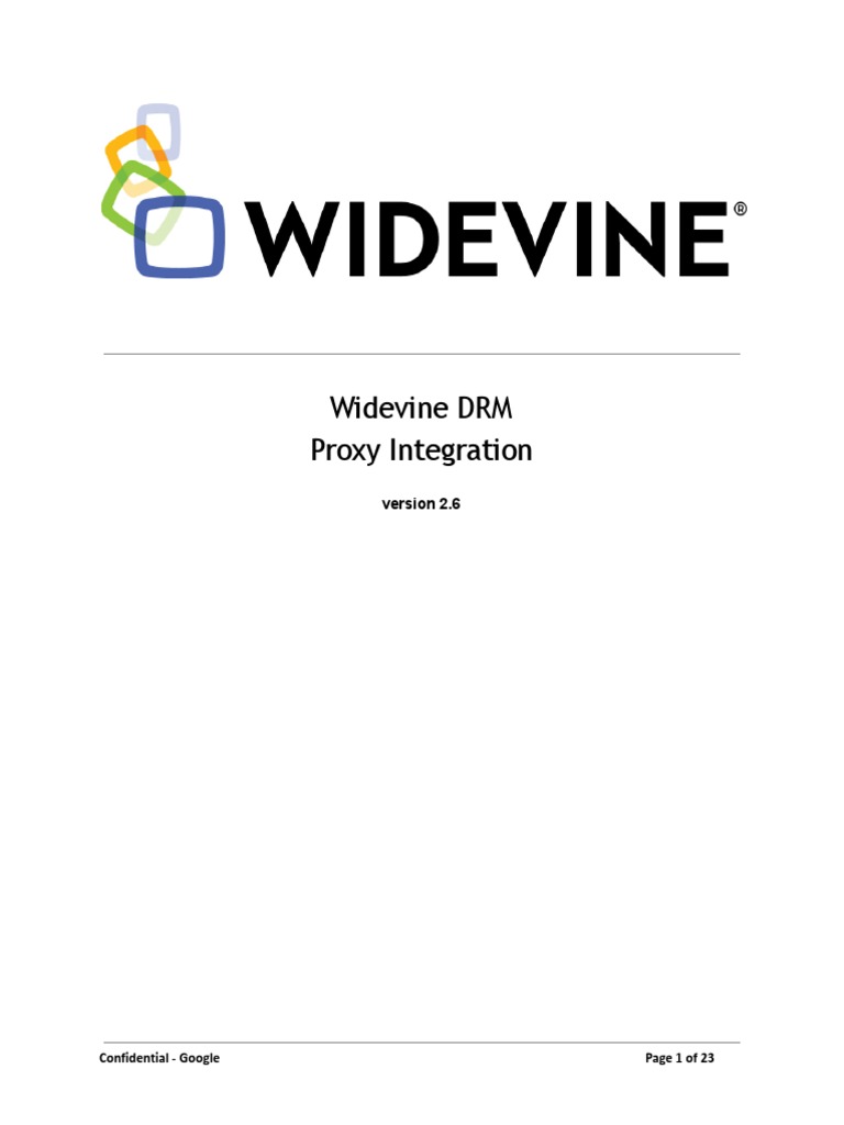Widevine DRM Proxy Integration | PDF | Proxy Server | Json
