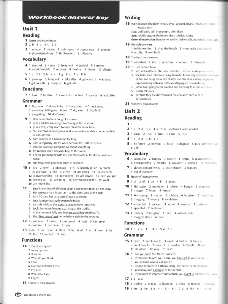 New Matrix Intermediate Workbook Answer Key PDF | PDF