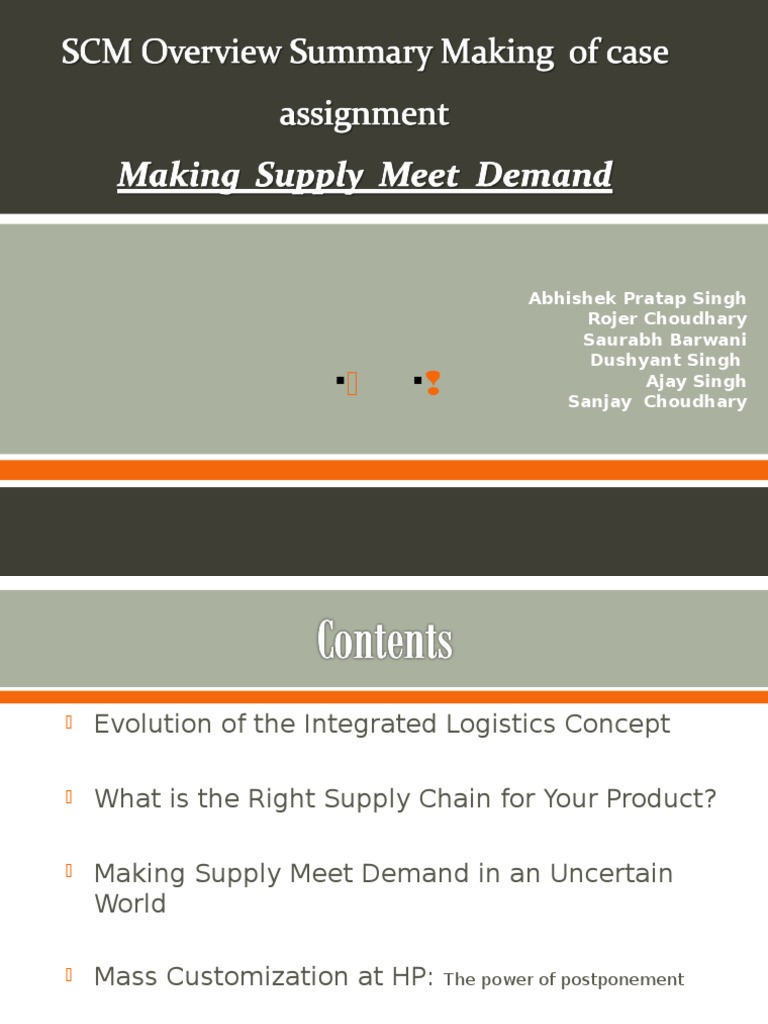 MSMD | PDF | Inventory | Logistics