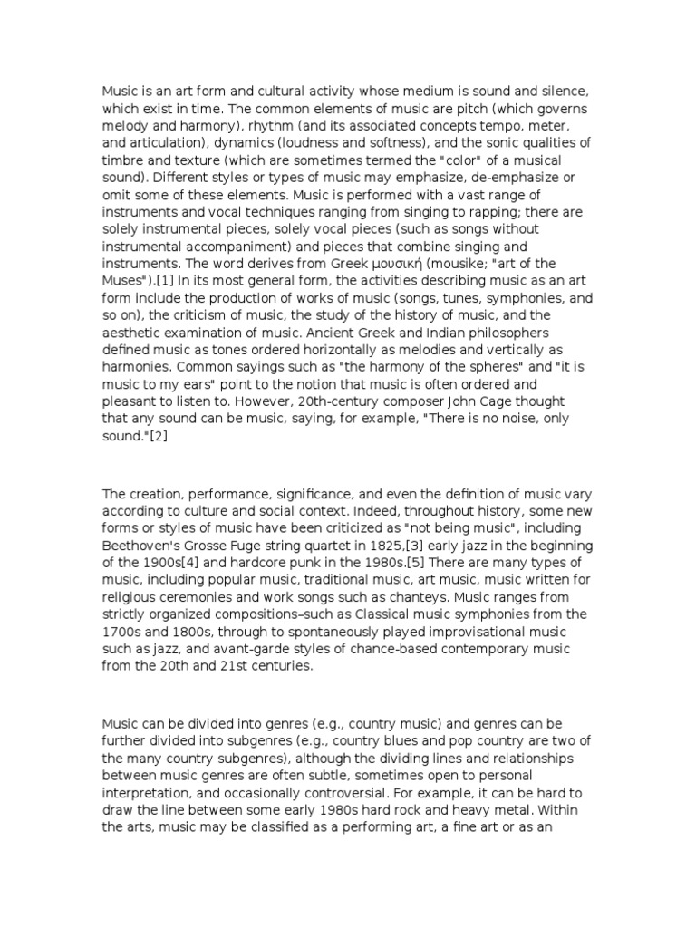 Document For Music | PDF | Musical Forms | Composers