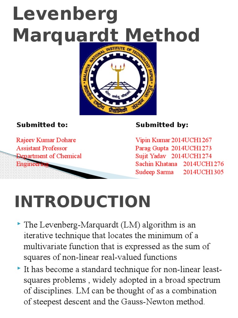Levenberg-Marquardt Method Explained | PDF | Teaching Methods & Materials | Computers