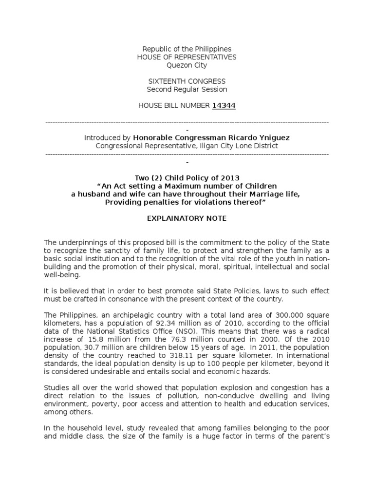 Statcon Drafh Bill | PDF | Marriage | Family