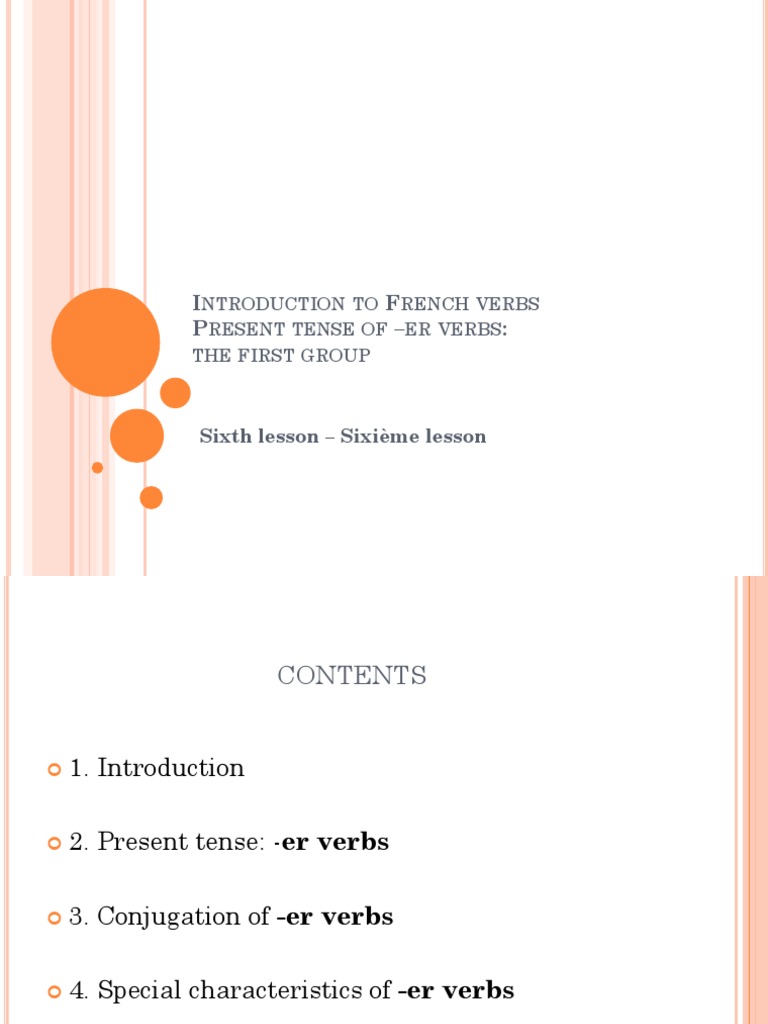 Introduction To French PDF | PDF | Grammatical Conjugation ...