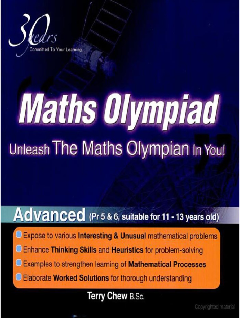 Maths Olympiad Advanced Training | PDF