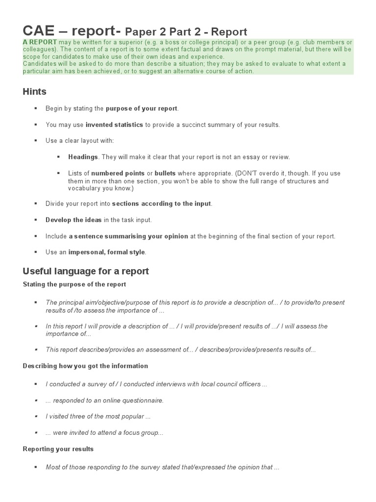 Report Cae | Survey Methodology | Science