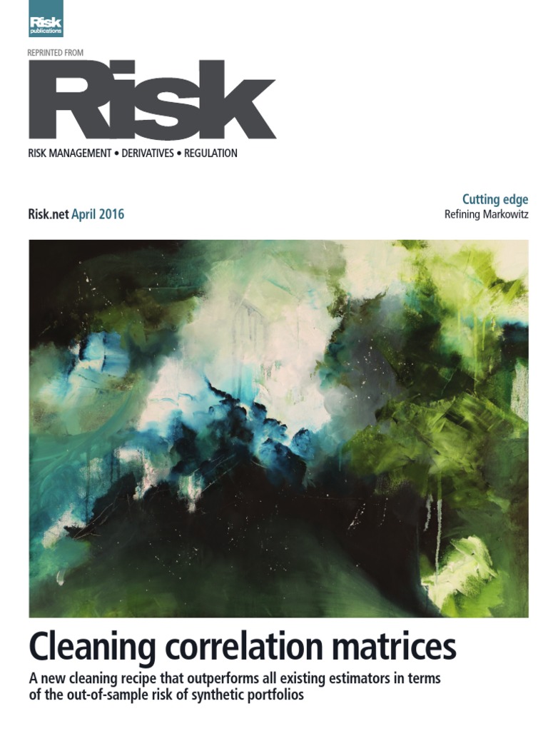 Cleaning Correlation Matrices | PDF | Covariance Matrix | Eigenvalues ...