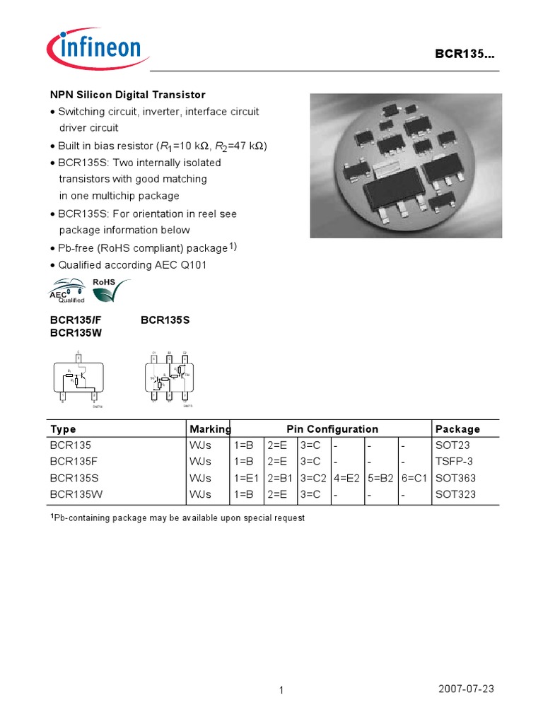 datasheet 6c Silicon Digital Transistor.pdf | Transistor | Electronic ...