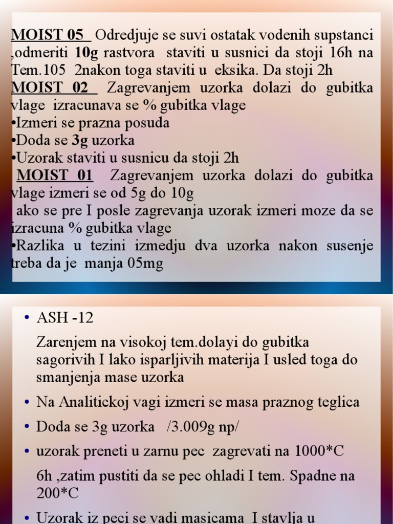 Hemija Lab. Vezba | PDF