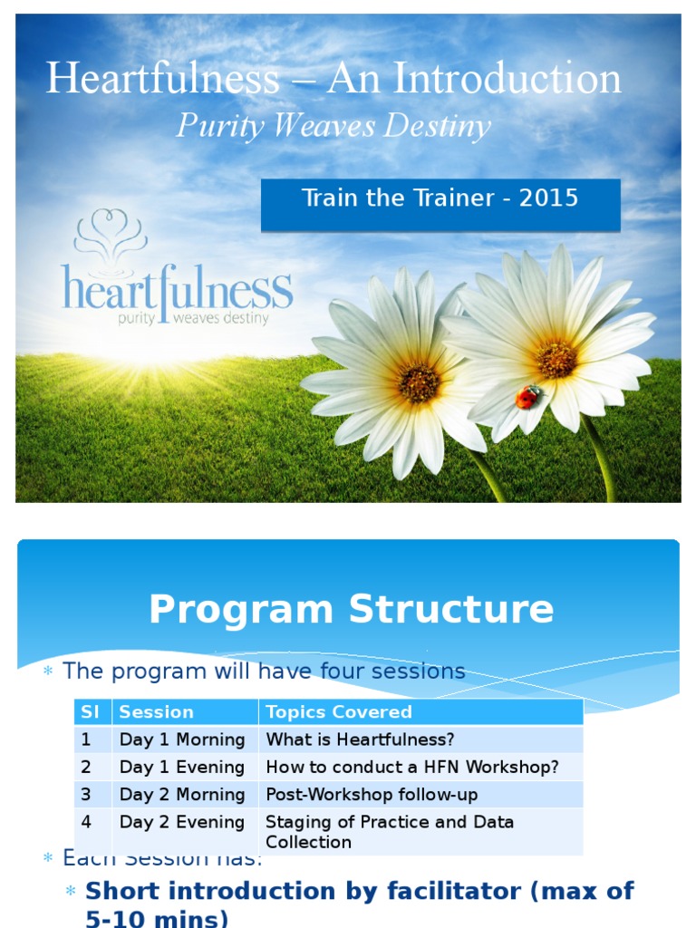 Heartfulness - An Introduction - T3 - 20151004 | PDF | Meditation | Prayer