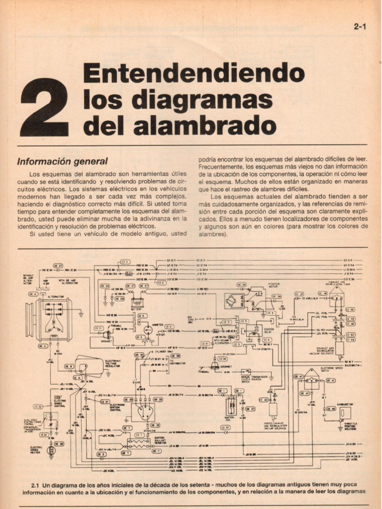 Electricidad Automotriz - Entendiendo Los Diagramas Electricos | PDF
