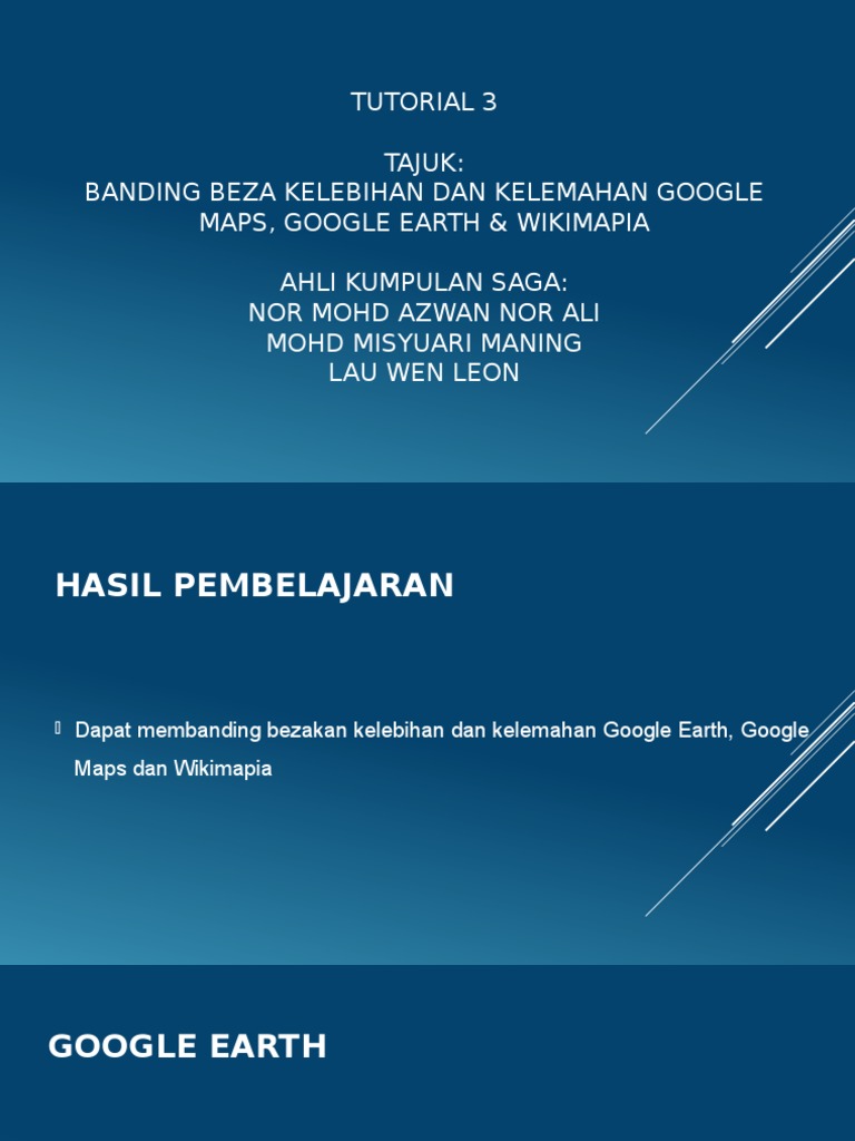 Banding Beza Kelebihan Dan Kelemahan Google Maps, Google Earth ...